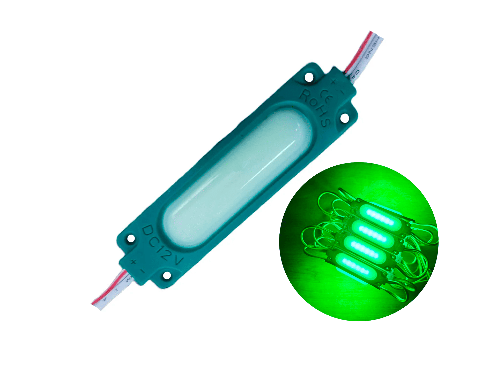 Módulo LED BeeTri COB 2W 12V | Alta uniformidad y apertura 160°